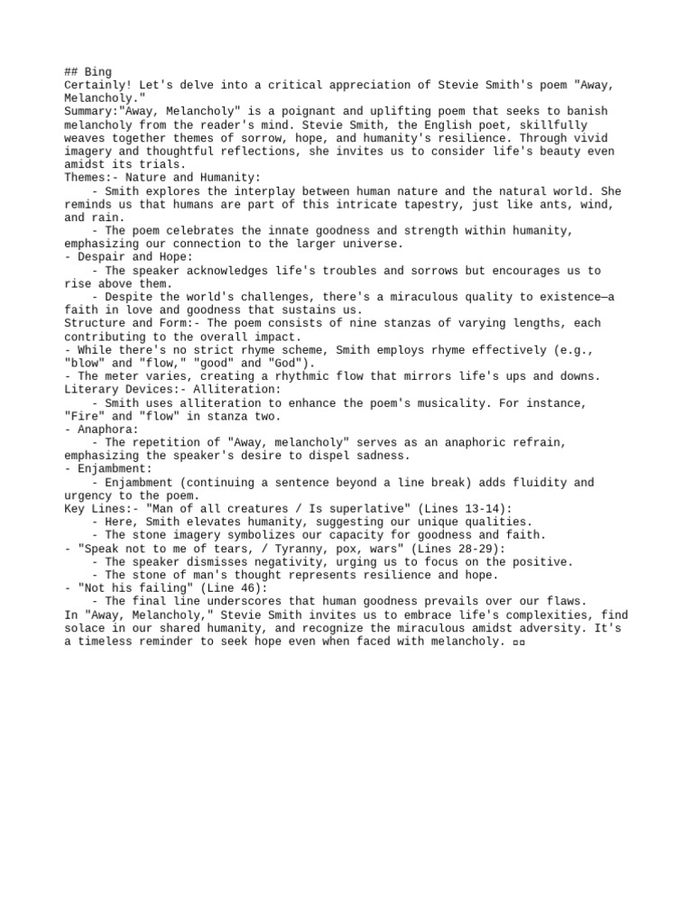 Poetry Analysis for Literature Enthusiasts | PDF