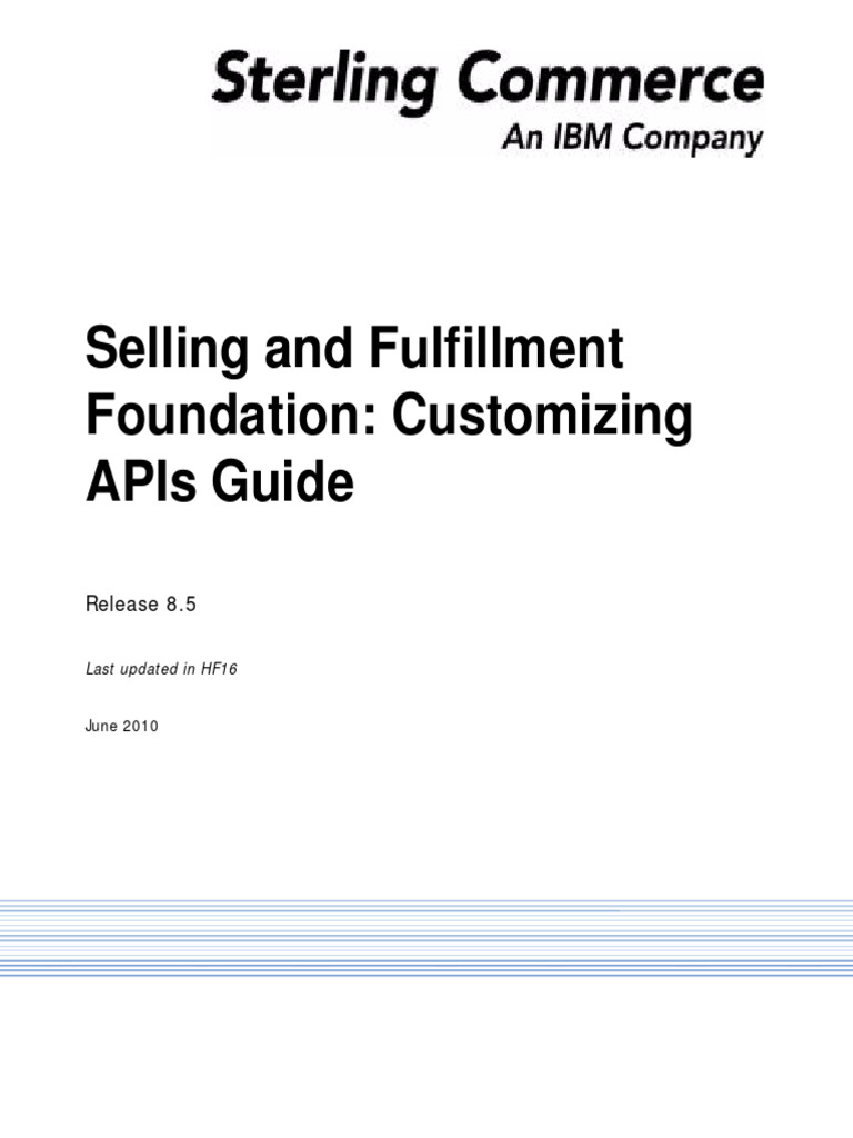 Customizing_APIs | PDF | Source Code | License