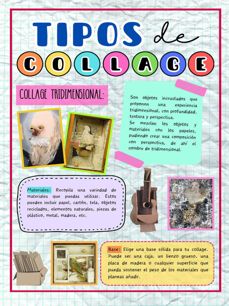 Tipos de Collage | PDF | Collage | Las artes