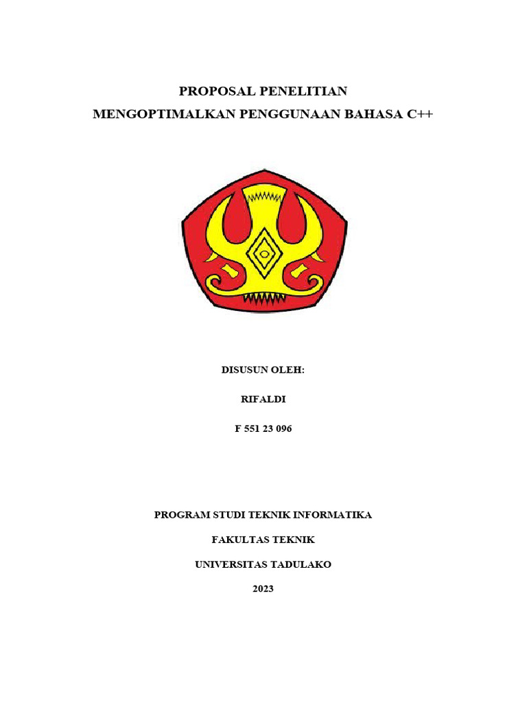 Proposal Penelitian Bindo | PDF