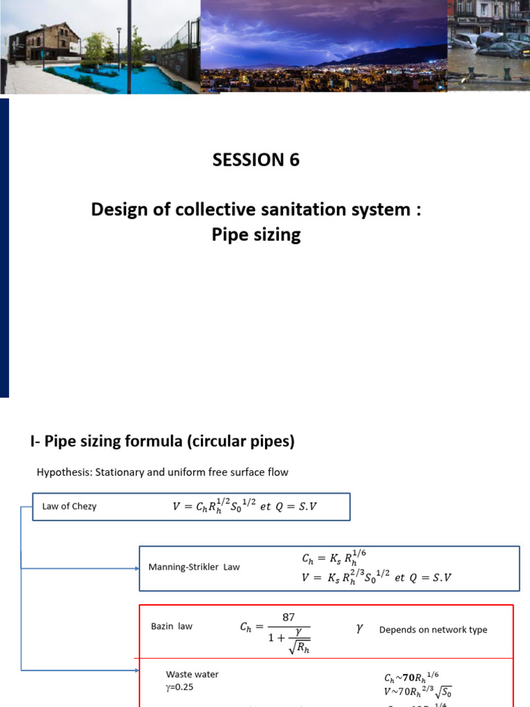 Pipe Sizing for Sanitation Systems | PDF | Sulfide | Sulfuric Acid
