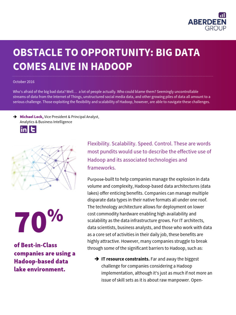 Agile Big Data With Hadoop 6 | PDF | Apache Hadoop | Big Data