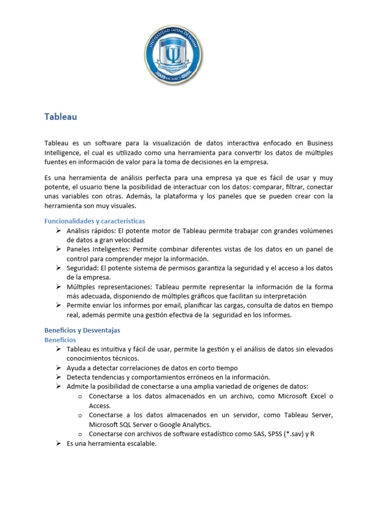 Resumen del Trabajo de BI | PDF | Ingeniería de software | Informática