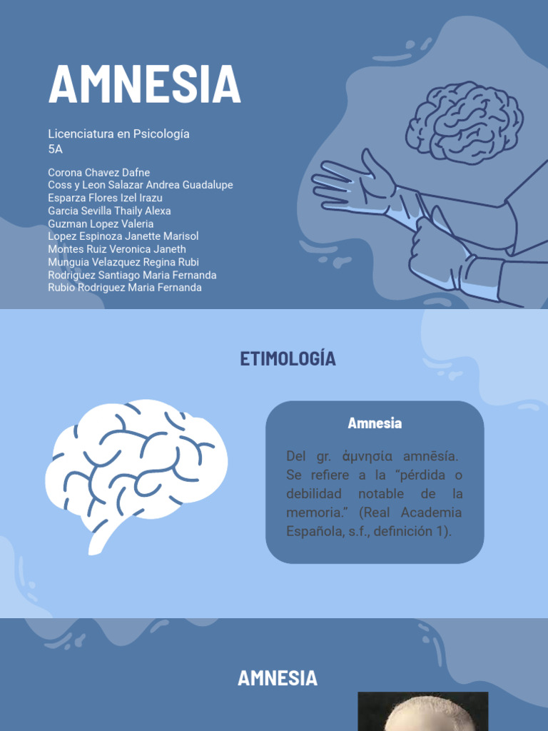 Amnesia | PDF | Amnesia | Memoria