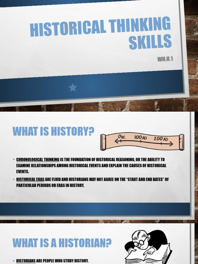 Historical Thinking Skills | PDF | Qualitative Research | Cognitive Science
