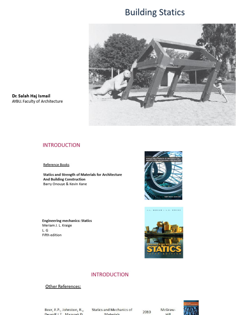 Statics Week1 | PDF