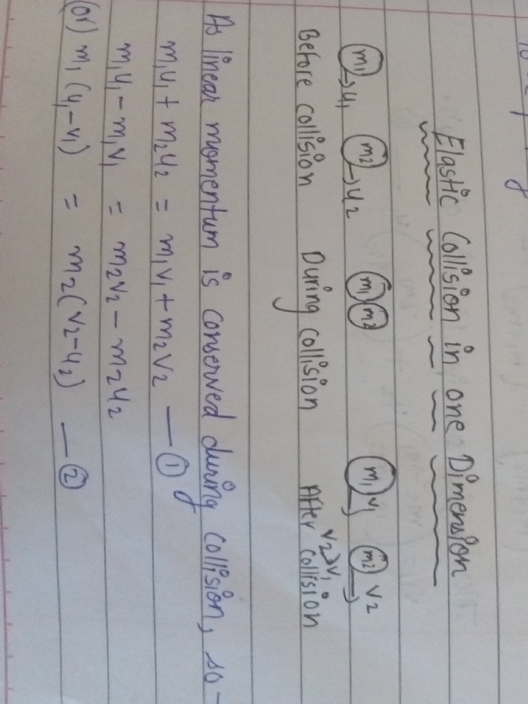Elastic and Inelastic Collisions Analysis | PDF | Mechanics | Mechanical Engineering