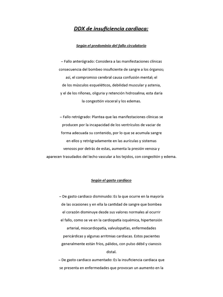 Sindrome de ICG | PDF | Corazón | Insuficiencia cardíaca