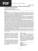 Joel-Cohen vs. Pfannenstiel Incision Study | PDF | Caesarean Section ...