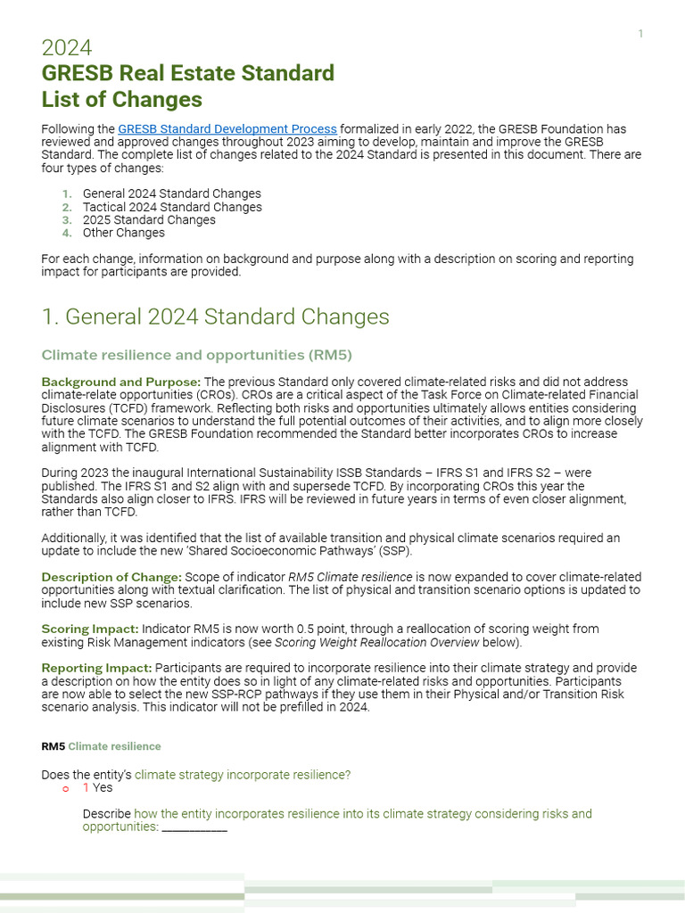7 2024 Changes Real Estate Standard | PDF | Economies | Business