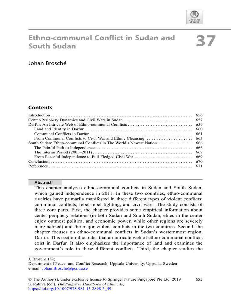 History | PDF | Sudan | South Sudan