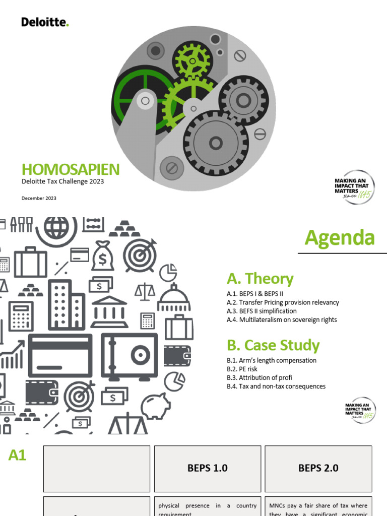 Deloitte Tax Challenge 2023 Overview | PDF | Taxes | Multinational ...