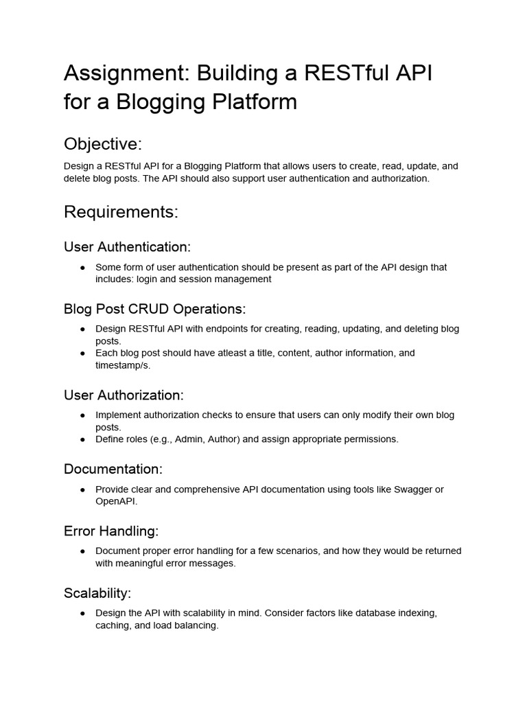 Assignment Software Engineer Download Free Pdf Authentication 8060