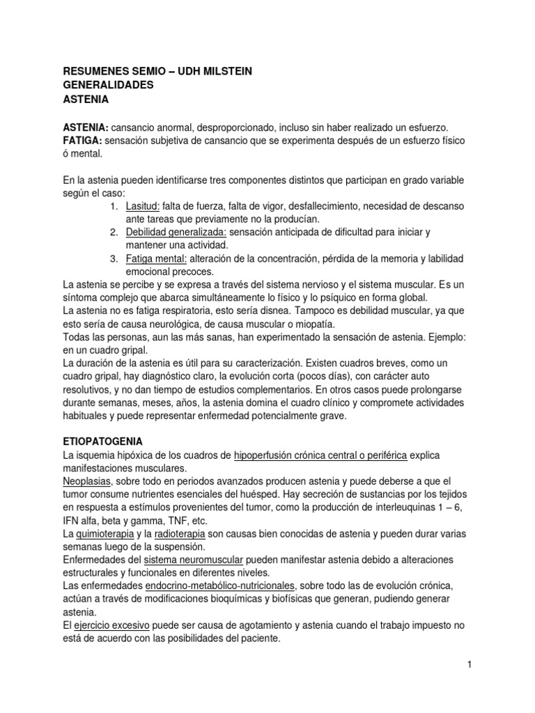 SEMIO Resumenes PDF | PDF | Dolor | Tos