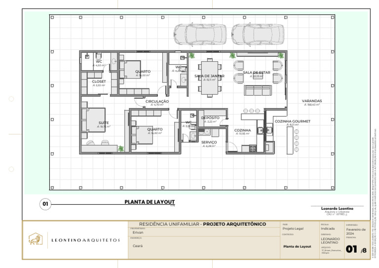 01 Planta de Layout | PDF | Sala | Design de interiores