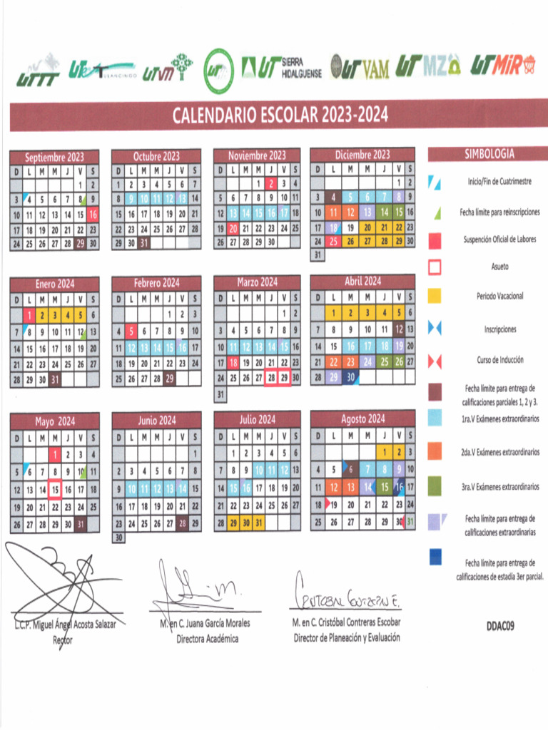 Calendario Escolar 2023-2024 | PDF