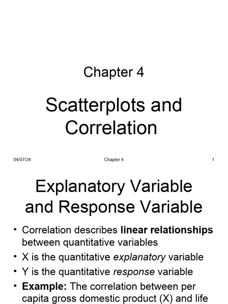 Chapt04 BPS | PDF | Scatter Plot | Data Analysis