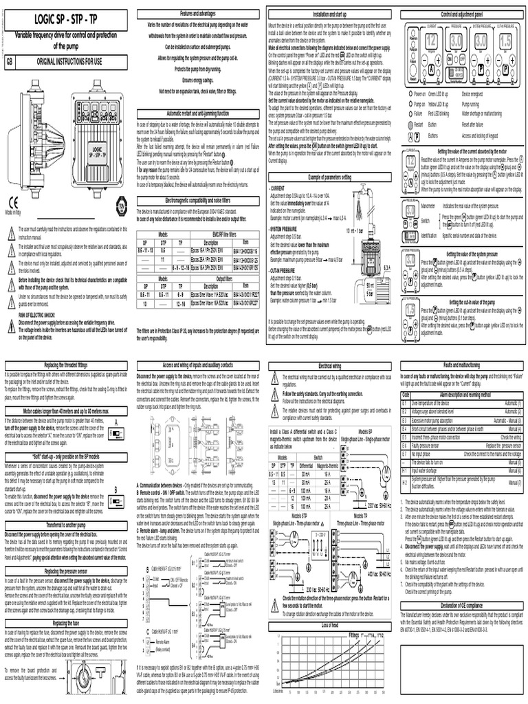 Variable Frequency Drive Installation Guide | PDF | Electrical Wiring | Power Supply