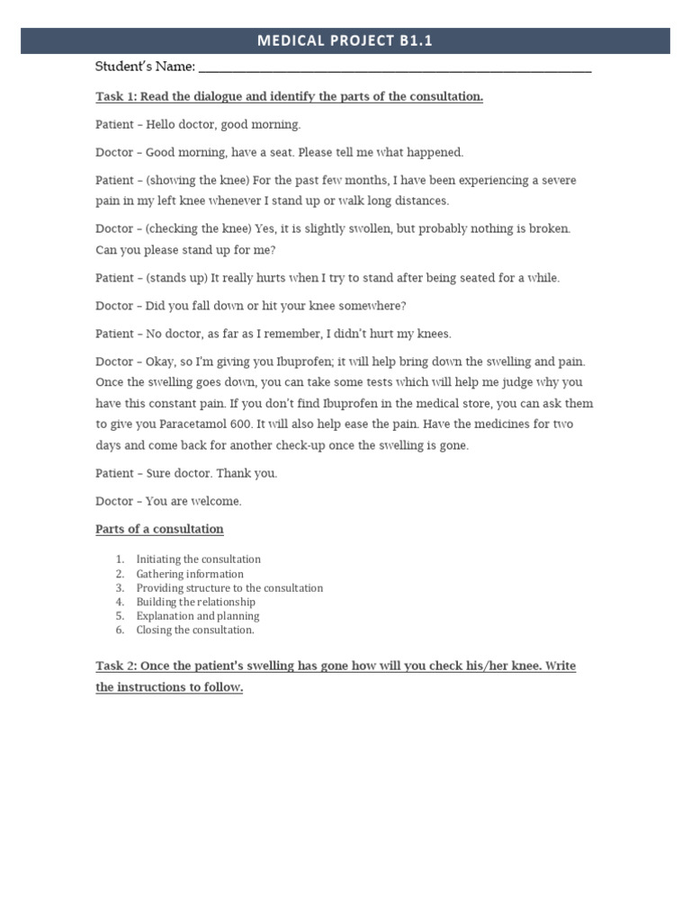 Medical Project B1.1 JJ24 | PDF | Self-Improvement