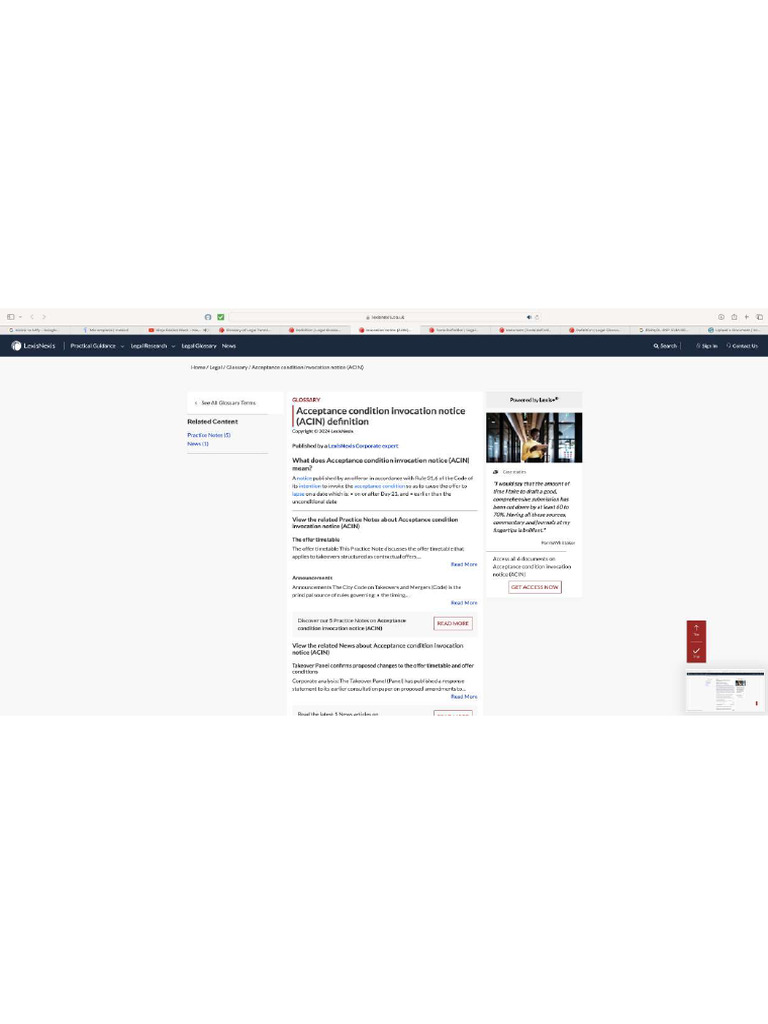 Acceptance Definition | PDF