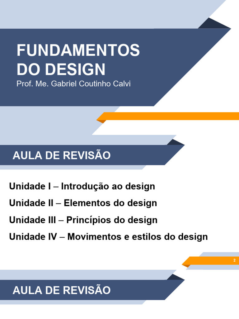 Fundamentos Do Design - Revisão | PDF | Esboço