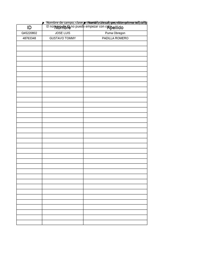 Plantilla de Registro de Proveedores | PDF