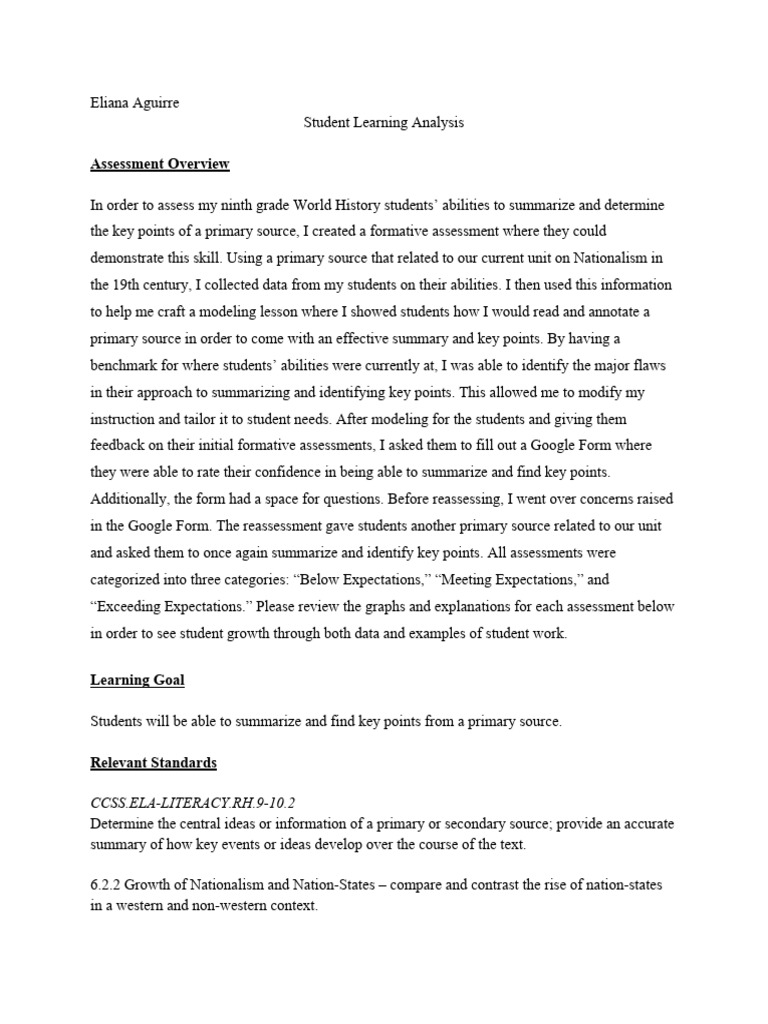 Student Learning Assessment | PDF | Cognitive Science | Cognition