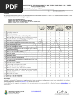 Teste: SRQ 20 - Self Report Questionnaire | PDF