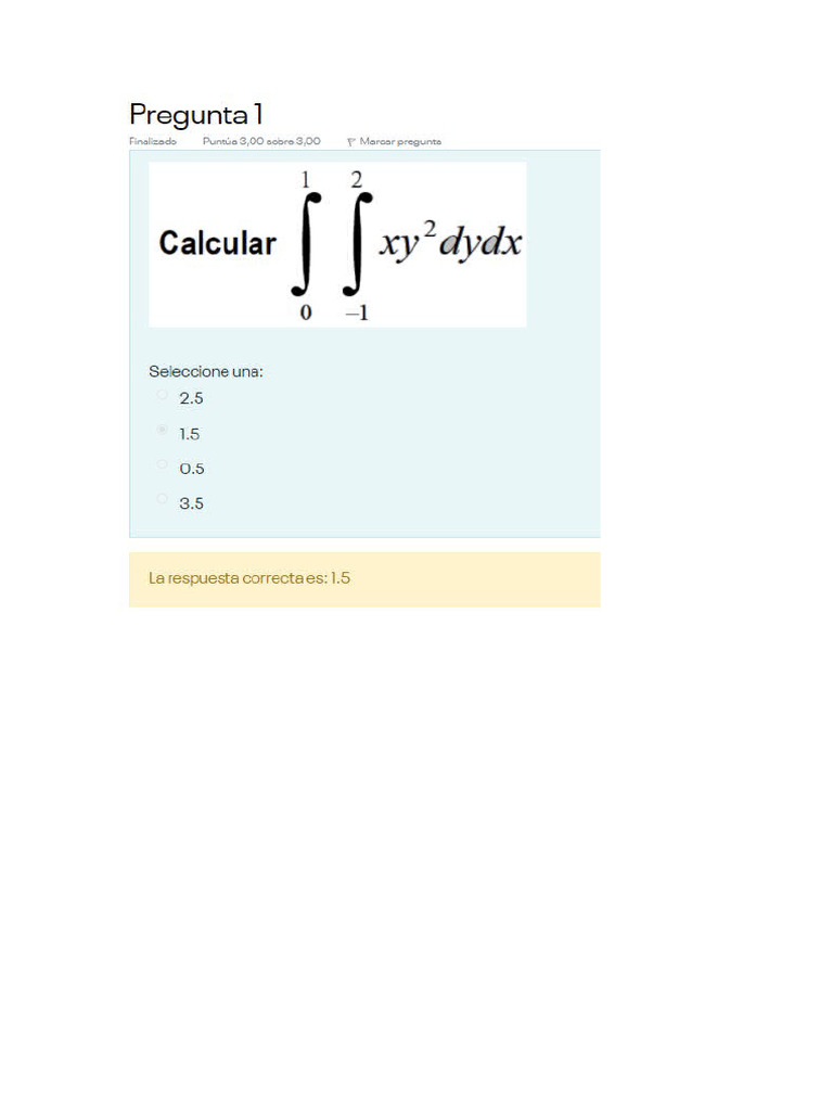 Consolidado 2 - Calculo Integral | PDF