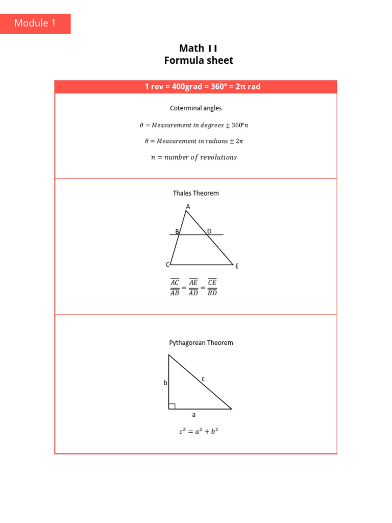 Math II Formulario | PDF