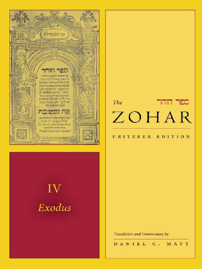 The Zohar (The Zohar - Pritzker Edition) Vol 4 - Exodus - Daniel C - Matt - 4, Pritzker, 2019 ...