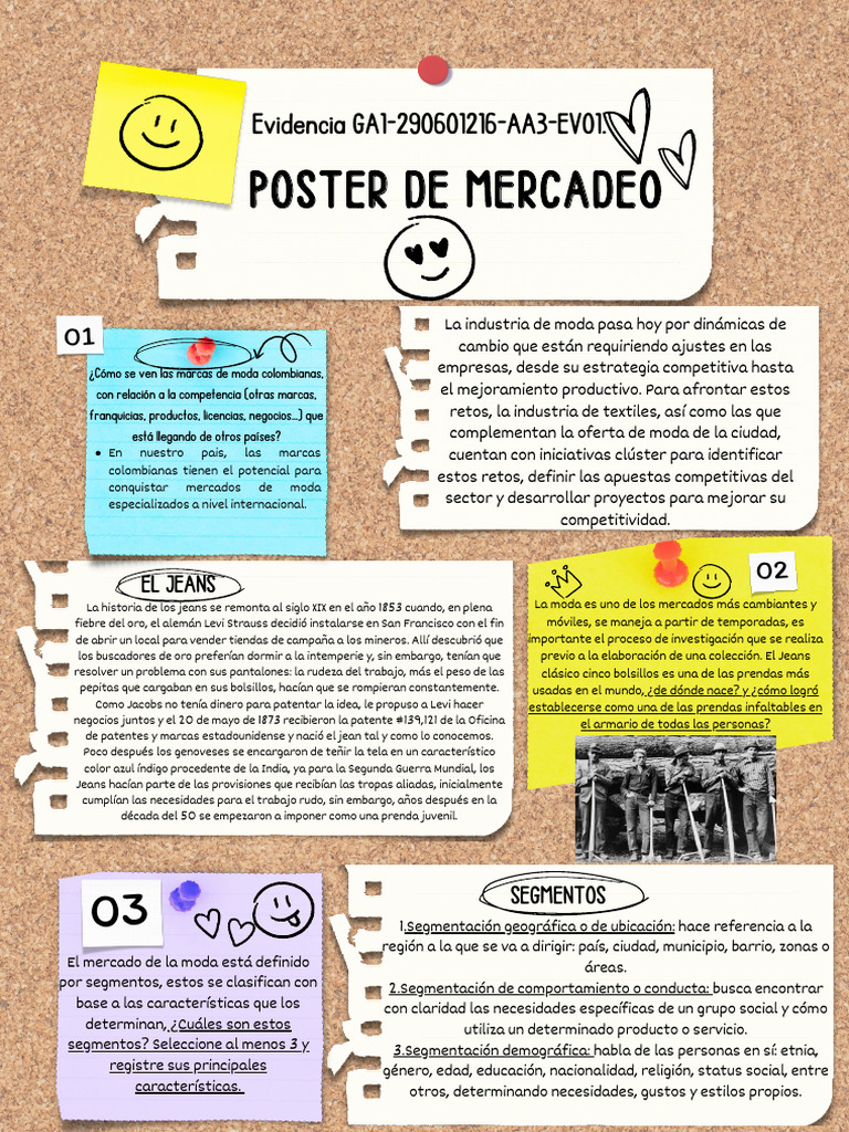 Evidencia GA1-290601216-AA3-EV01. Poster de Mercadeo | PDF | Pantalones | Moda