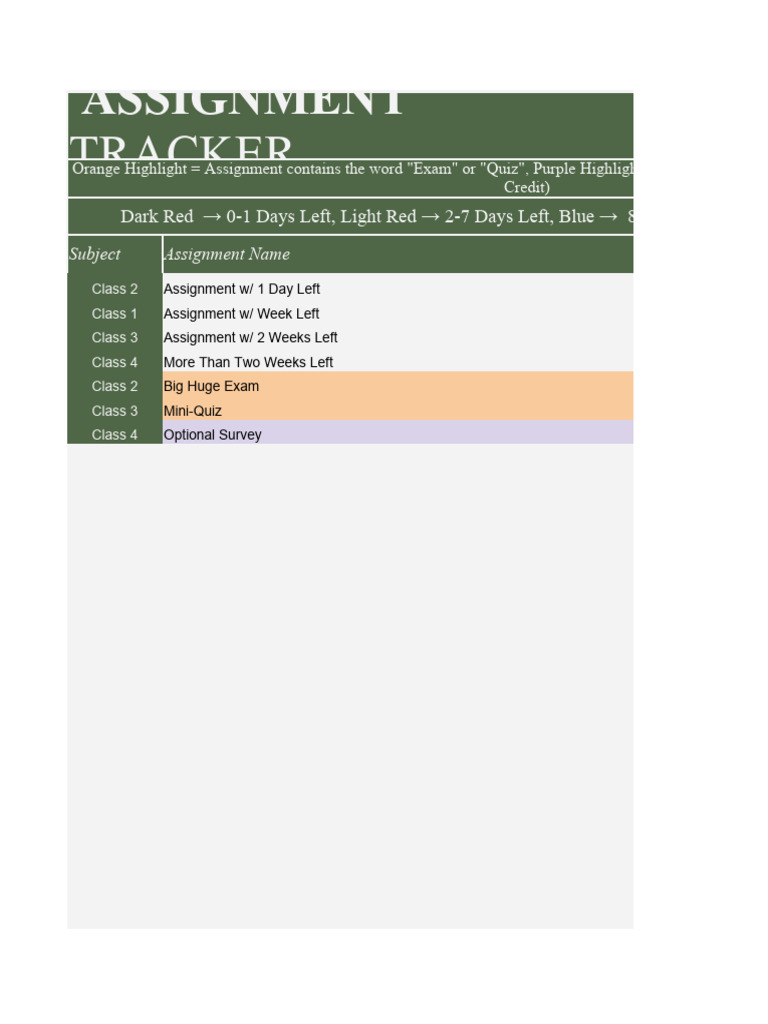 FREE Assignment Tracker | PDF | Operating System Families | System Software