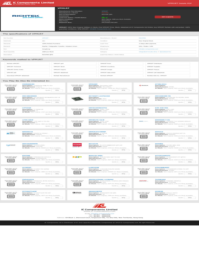 VPM1RT | PDF | Electronics