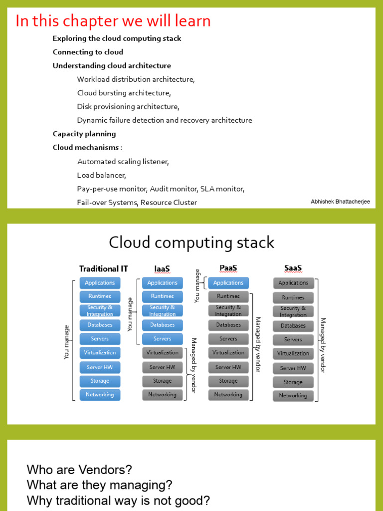 Unit3 Cloud Architecture | PDF | Cloud Computing | Load Balancing (Computing)