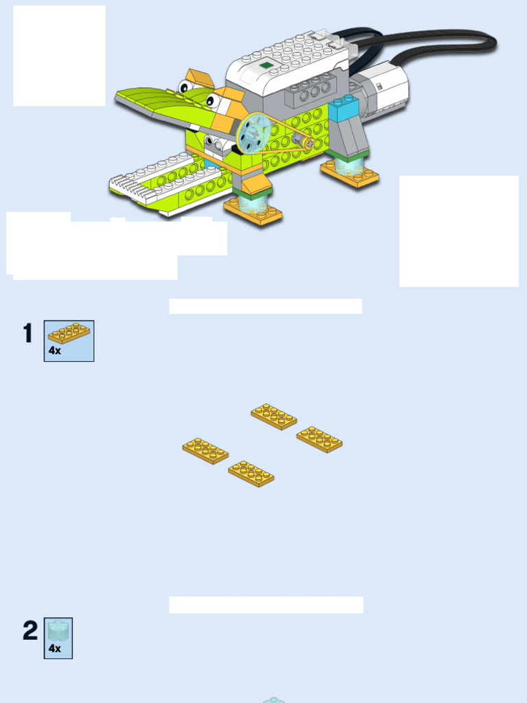 WeDo 2.0 Building Instructions PDF | PDF