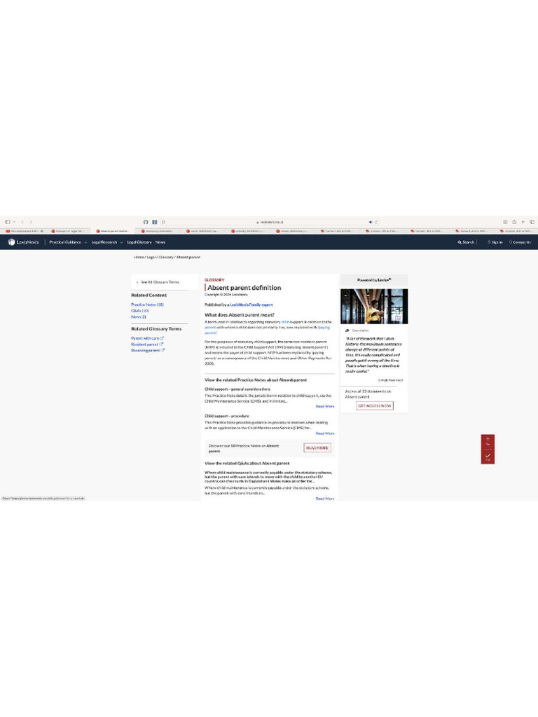 Absent Parent Definition | PDF