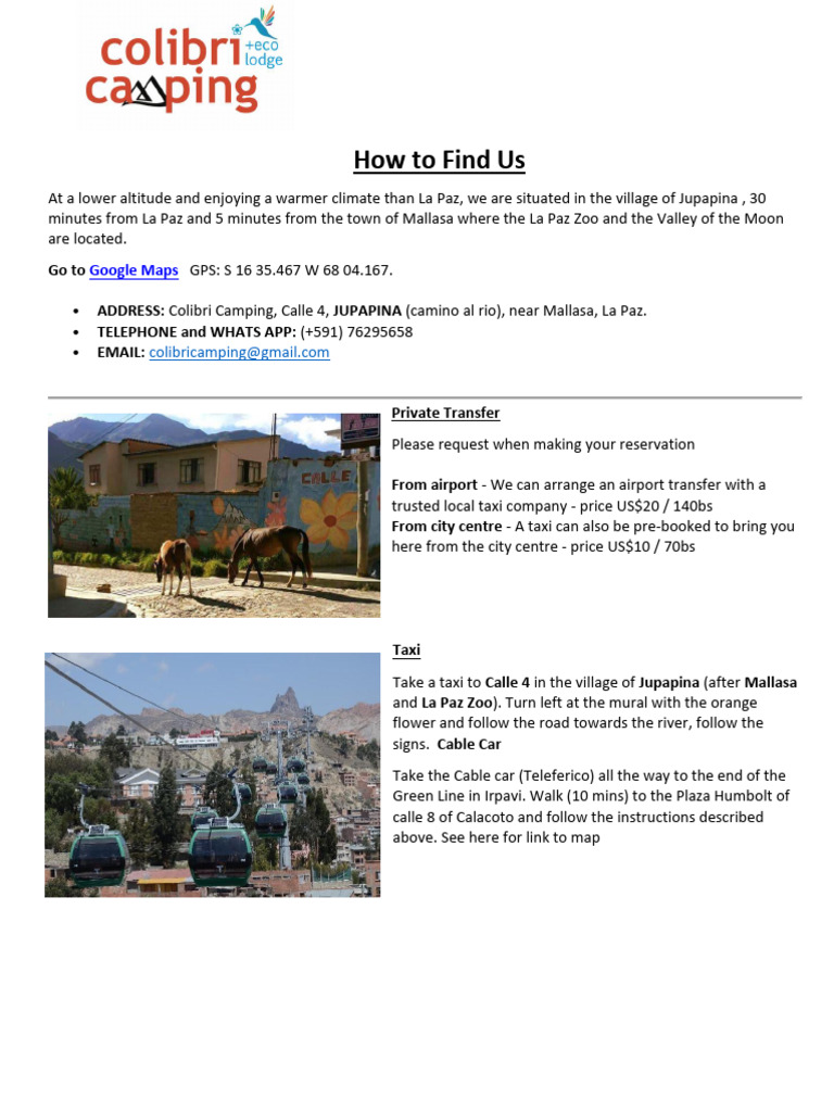 How to Find Us Colibri PDF (1) | PDF | Transport | Public Transport