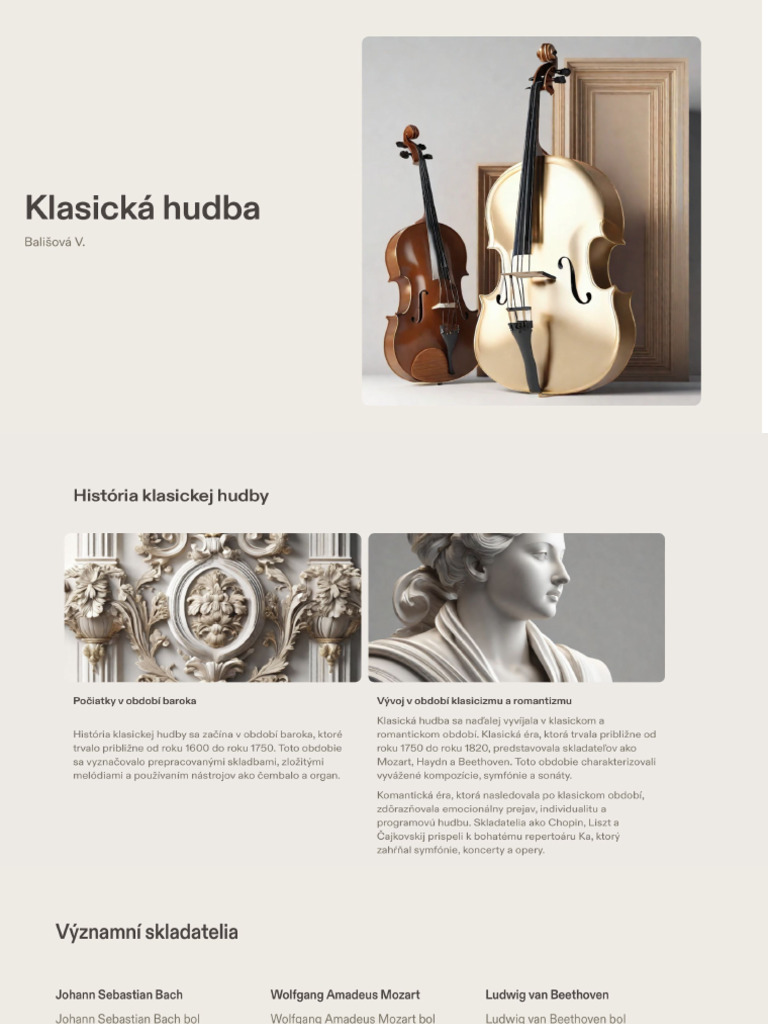 Klasická Hudba | PDF