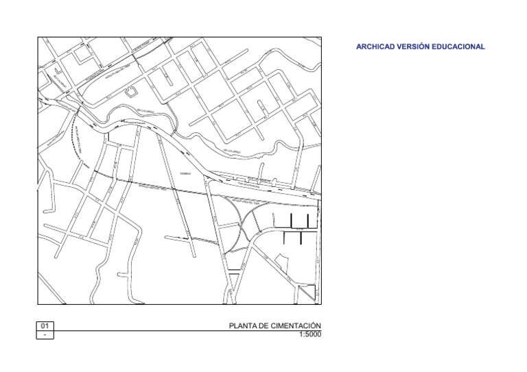 Mapa de Calles Del Terreno 1.5000 A4 | PDF