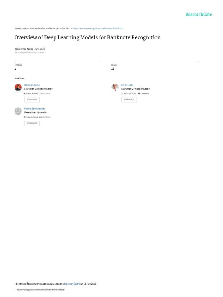 Conference Latex Template 10-17-196 | PDF | Deep Learning | Artificial ...
