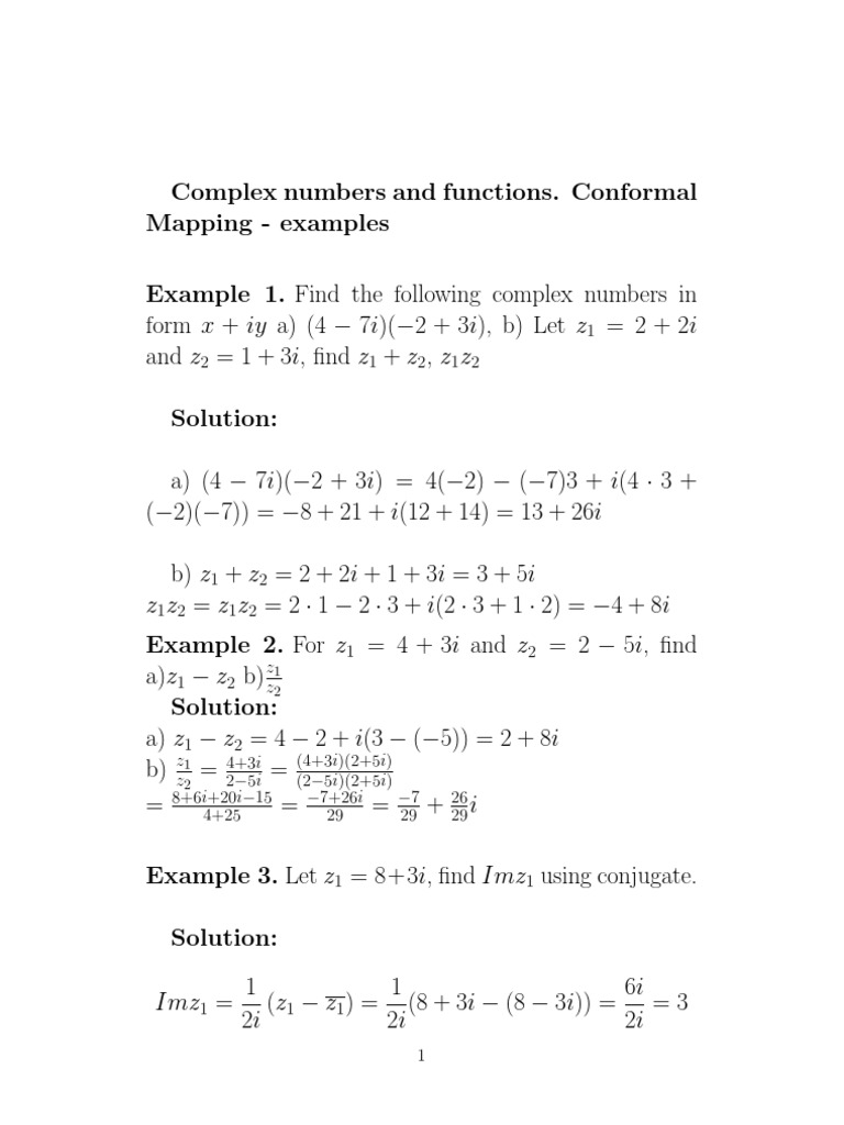 Examples and Solutions | PDF | Trigonometric Functions | Sine