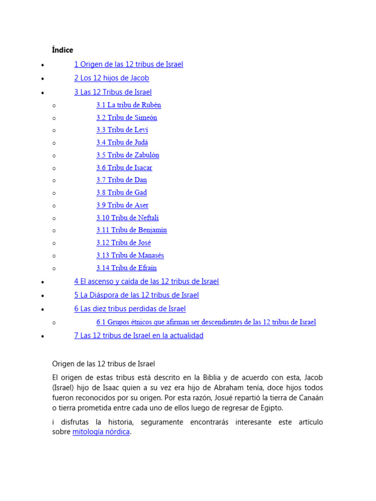 Las Doce Tribus de Isrrael 2 Ilustrada | Descargar gratis PDF | El ...