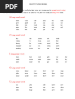 Long o Vowel Sound Word List | PDF