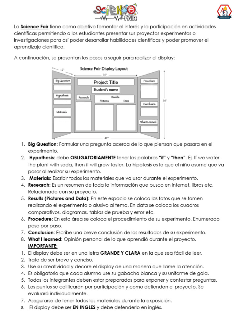 Science Fair 2024 TRIFOLIO | PDF