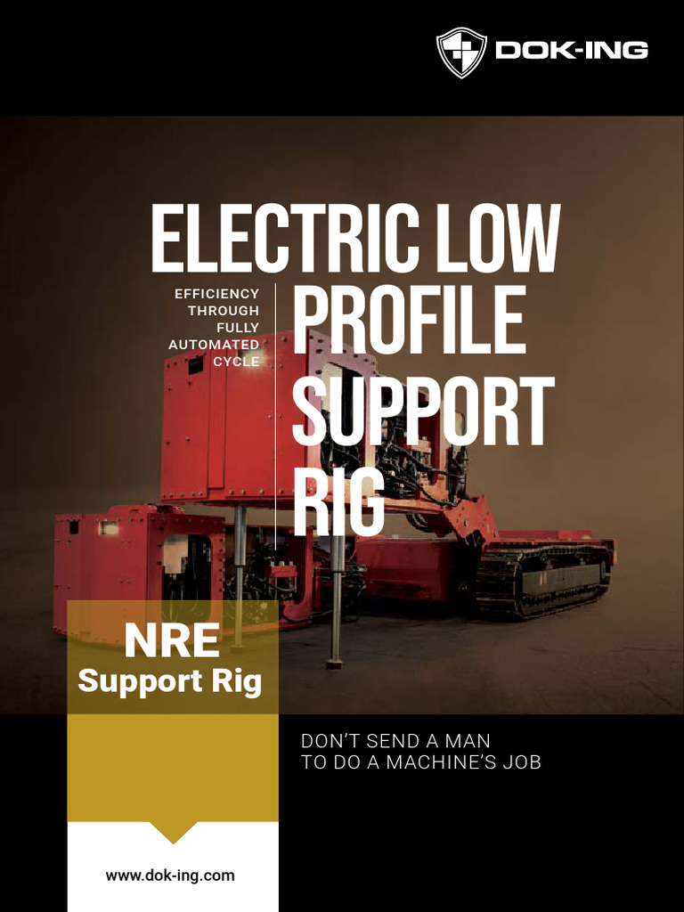 Brochure - NRE Support Rig | PDF | Drilling Rig | Drill