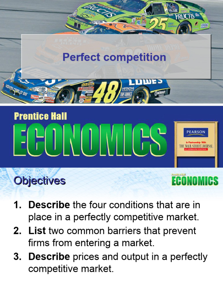 Perfect Competition Copie | PDF | Perfect Competition | Market (Economics)