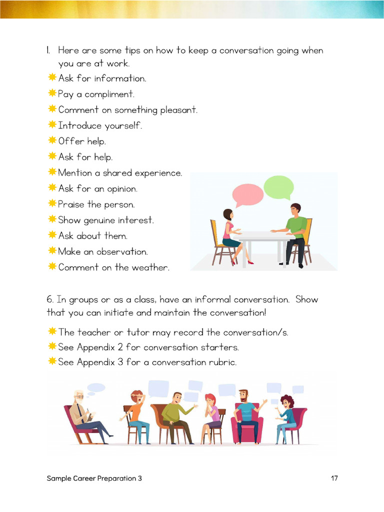 Small Talk Worksheet | PDF