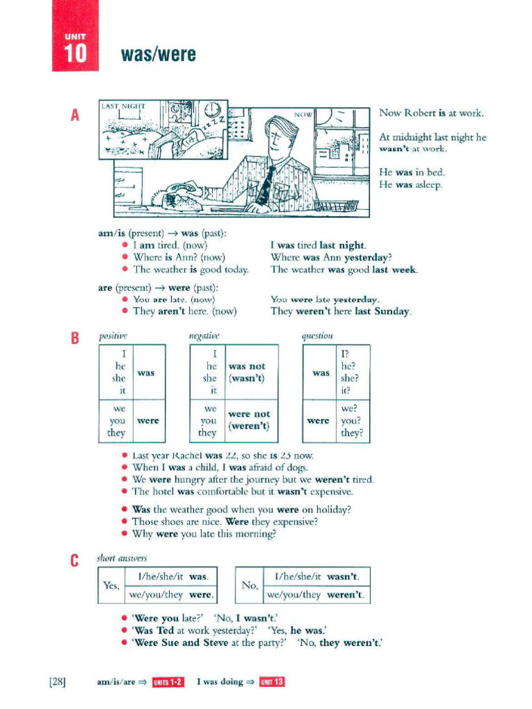 Simple Past Review | PDF