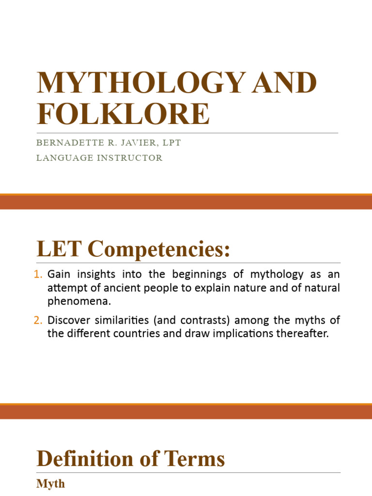 Mythology and Folklore | PDF | Greek Mythology | Fable